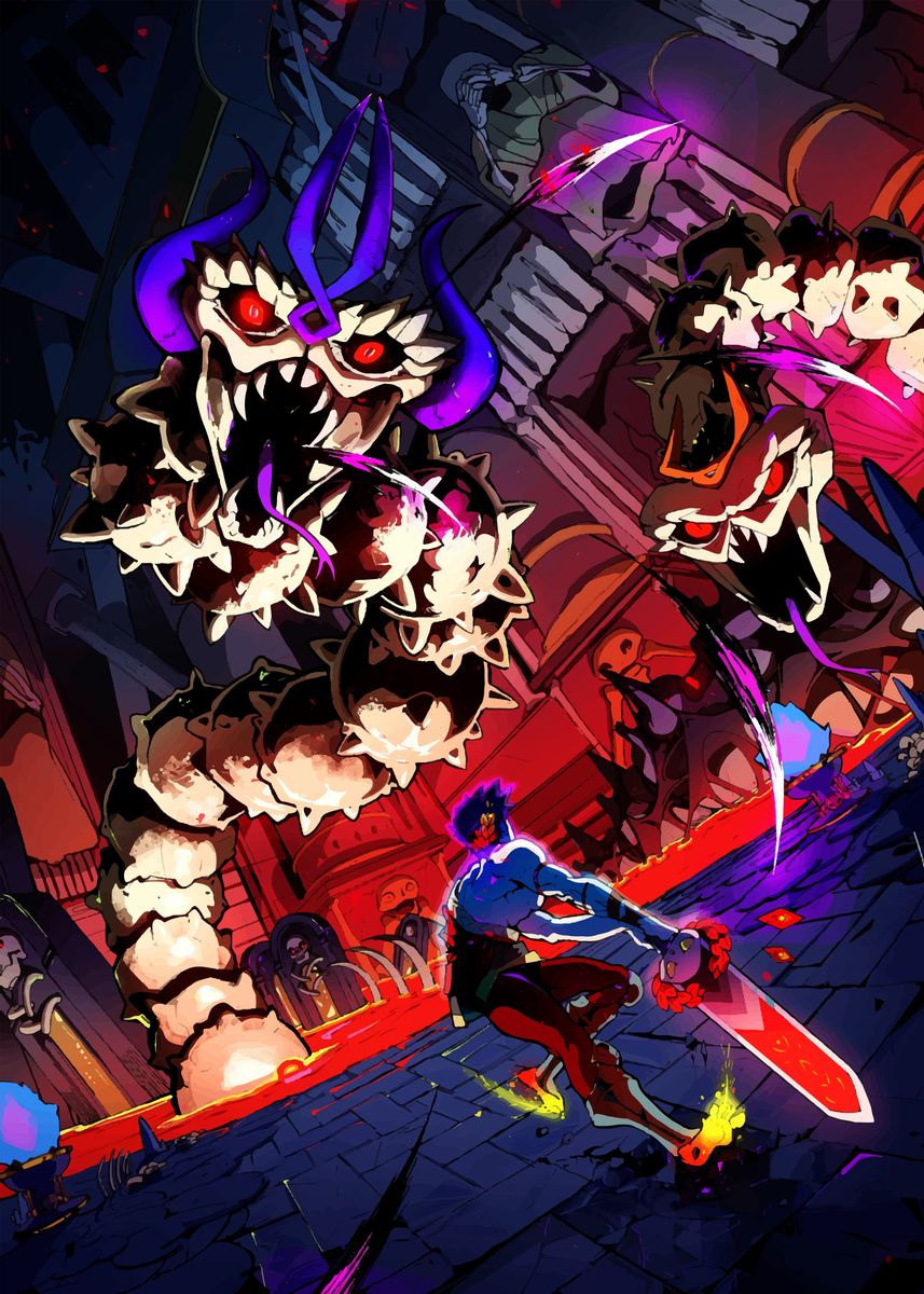 'HADES' Poster, picture, metal print, paint by Tobi Widiyanto | Displate