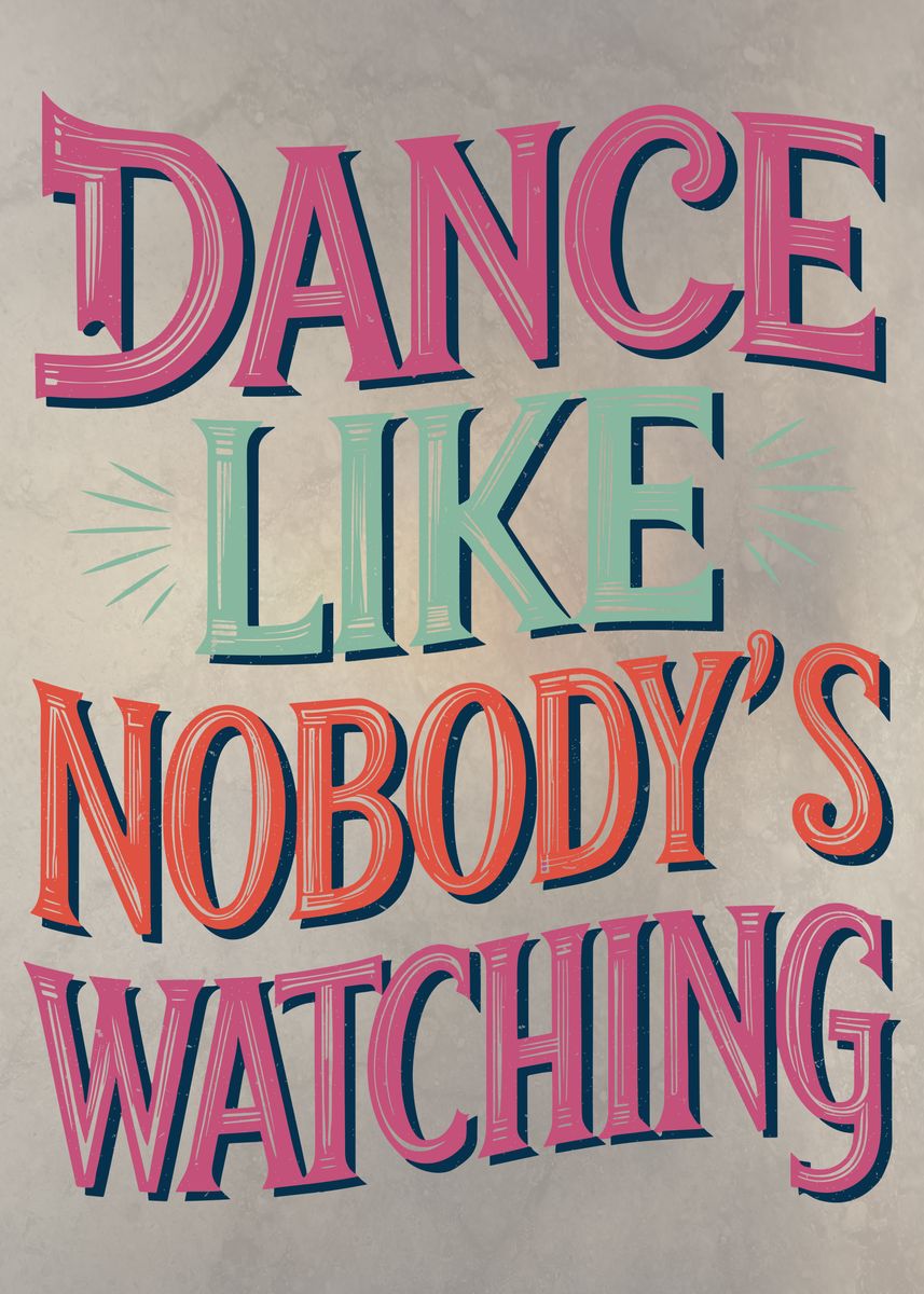 'Just Dance' Poster, picture, metal print, paint by 21 MXM | Displate