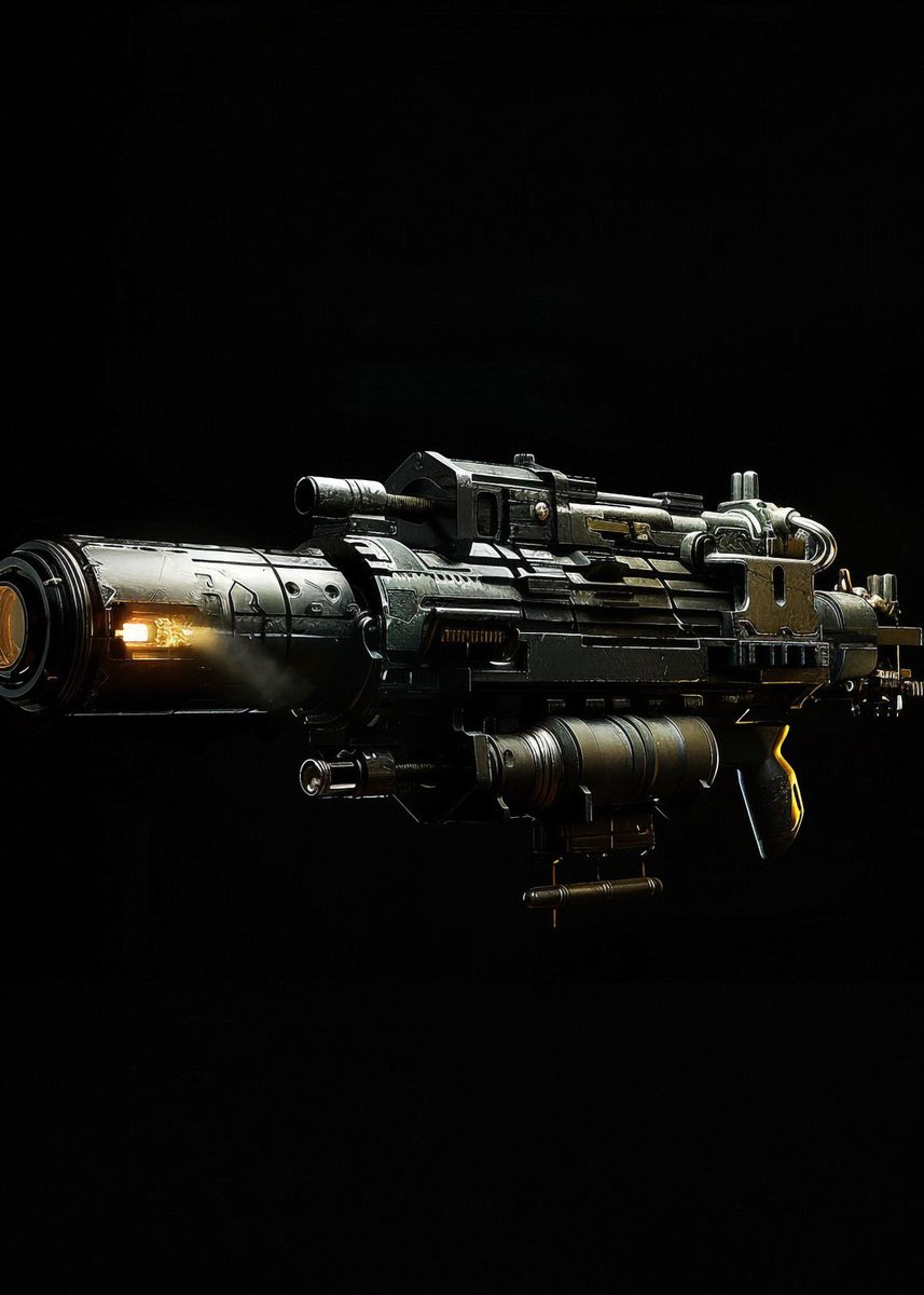 'M320 Grenade Launcher Modu' Poster, picture, metal print, paint by ...