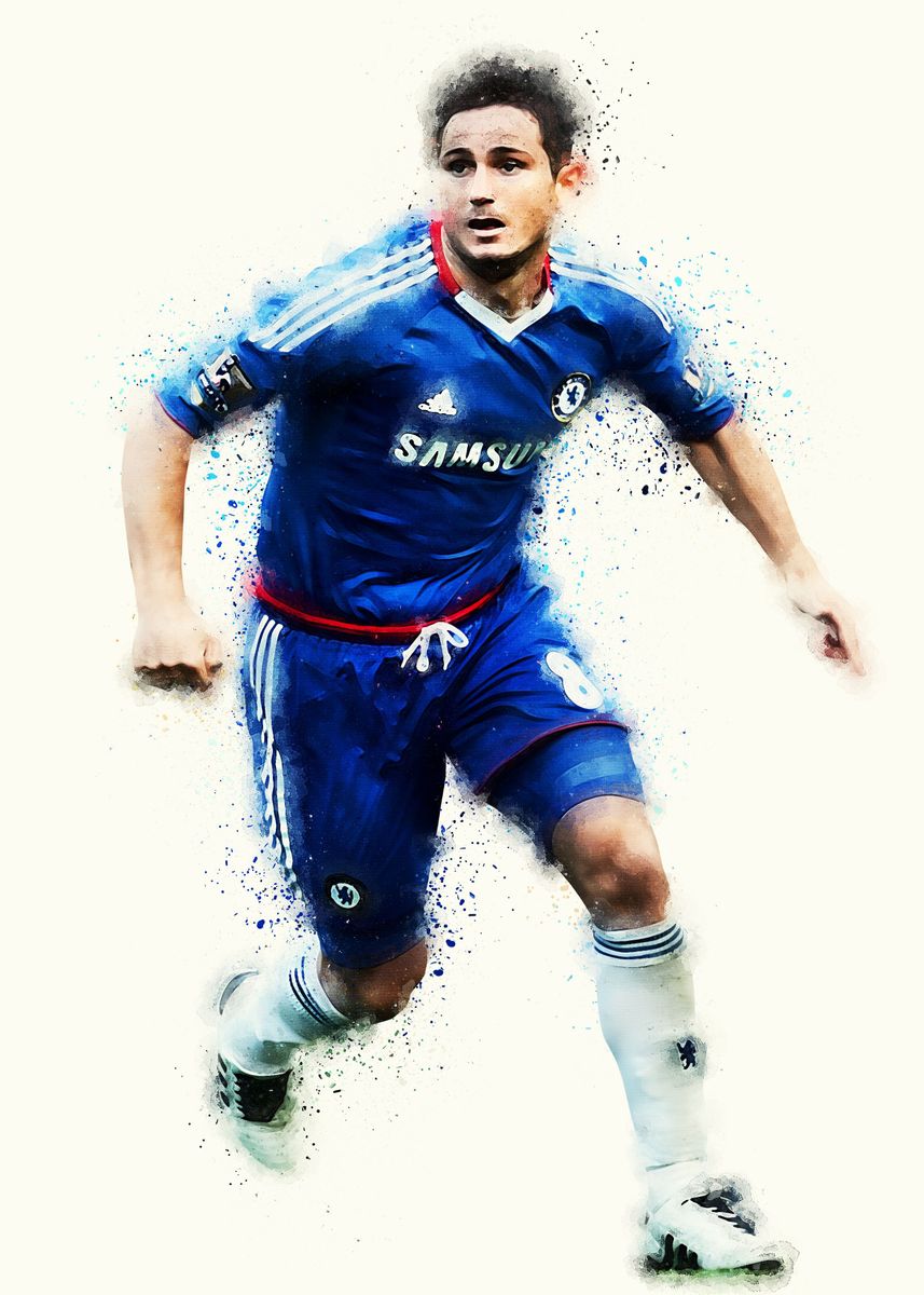 'Frank Lampard Painting' Poster, picture, metal print, paint by ...