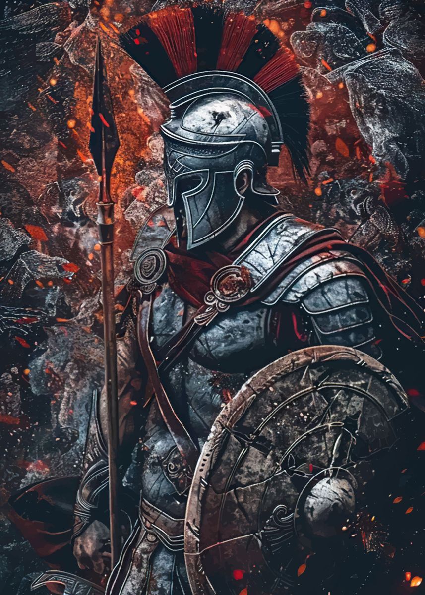 'full armor ' Poster, picture, metal print, paint by Aksara Alka R ...