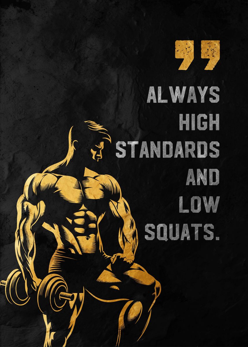 'workout motivation' Poster, picture, metal print, paint by Lowpoly ...