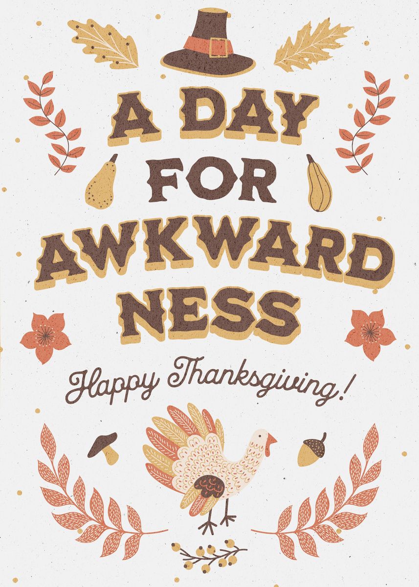 'A Day For Awkwardness' Poster, picture, metal print, paint by ...