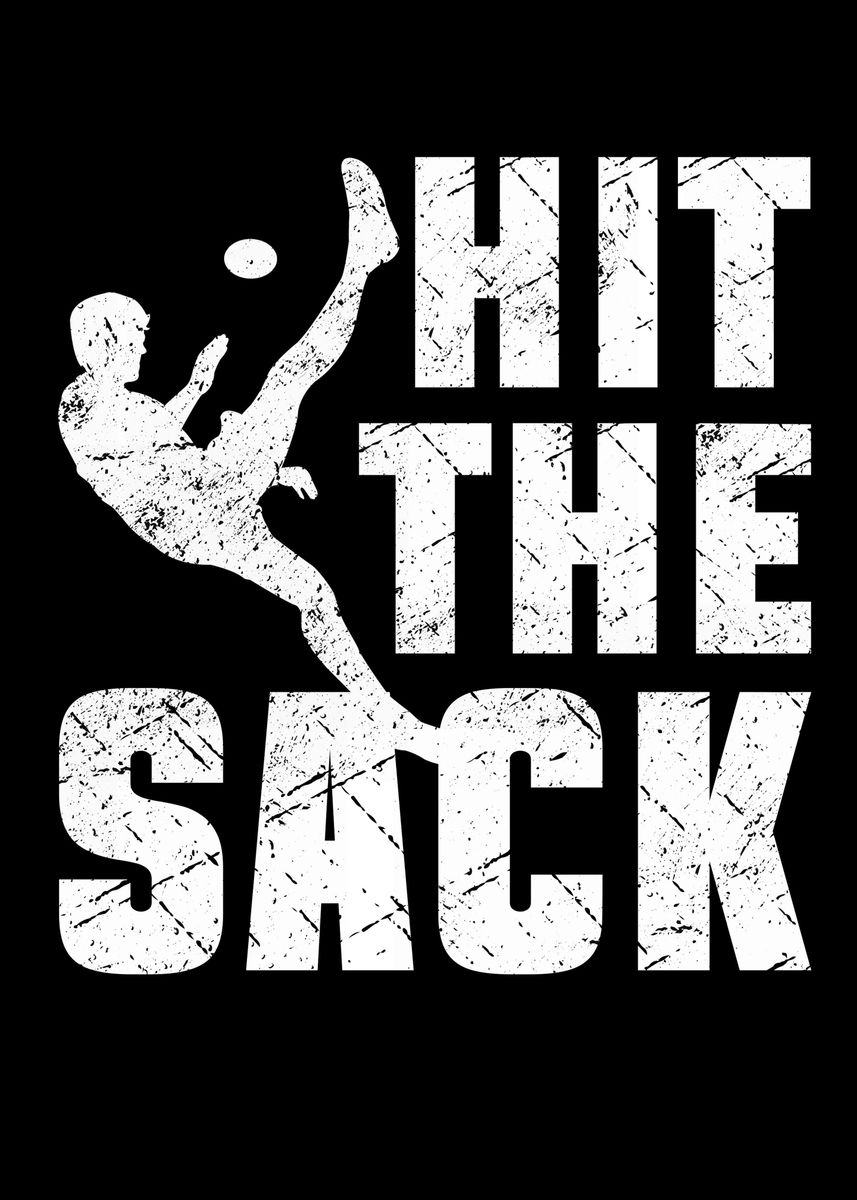 'Hit The Sack Circle' Poster, picture, metal print, paint by kritich ...