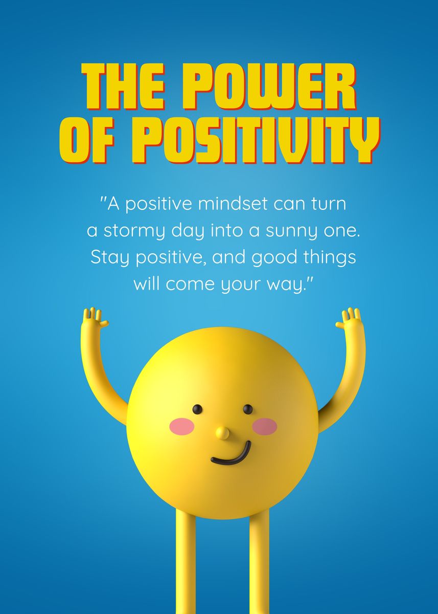 'Positivity Quotes' Poster, picture, metal print, paint by Syf Talkie ...