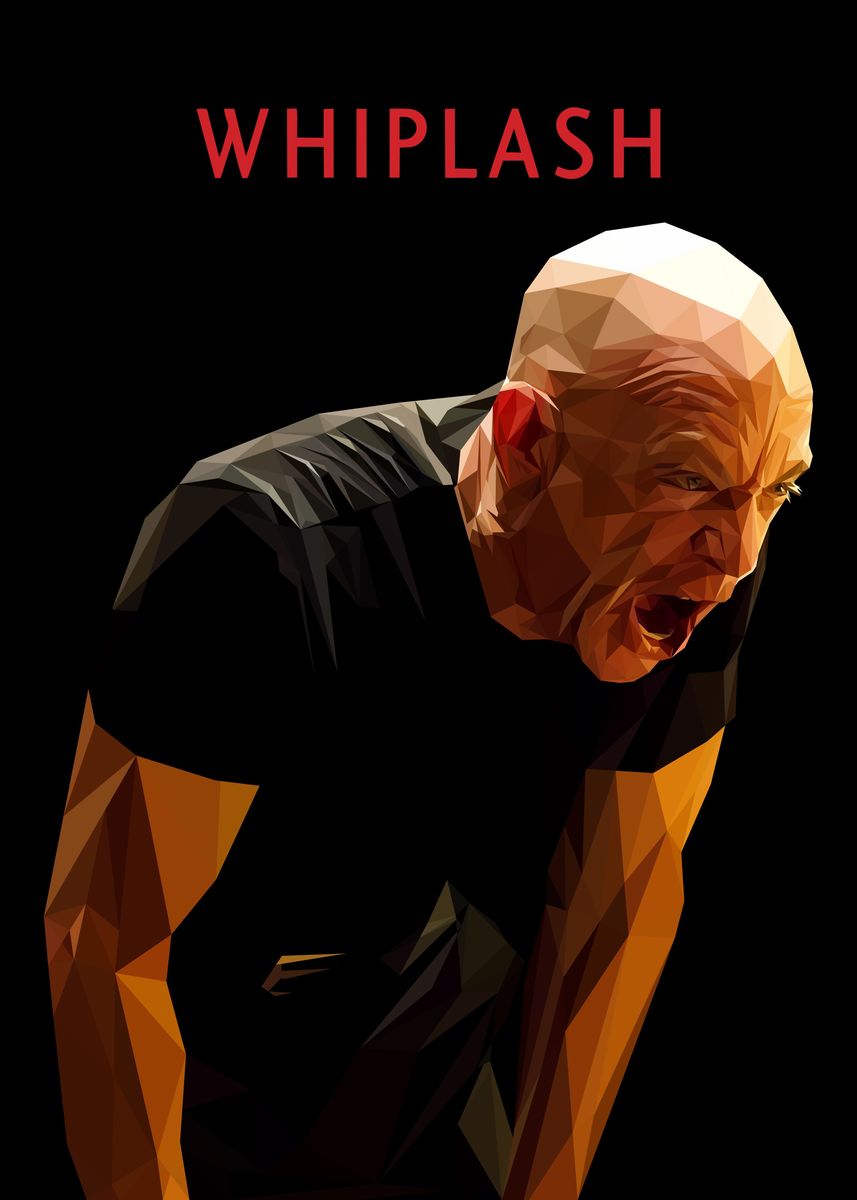 'whiplash' Poster, picture, metal print, paint by Lowpoly Posters ...