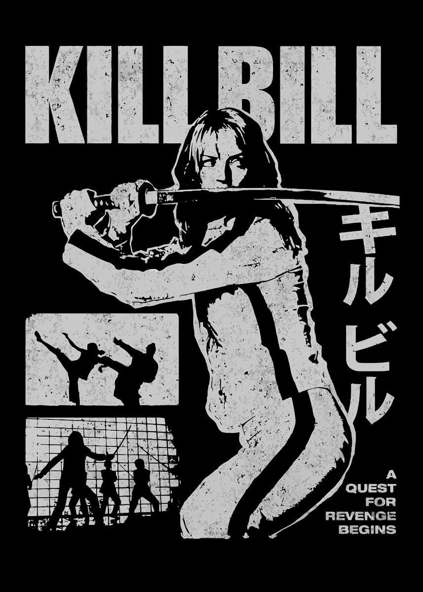 'Kill bill' Poster, picture, metal print, paint by Priscilla Gerlach ...