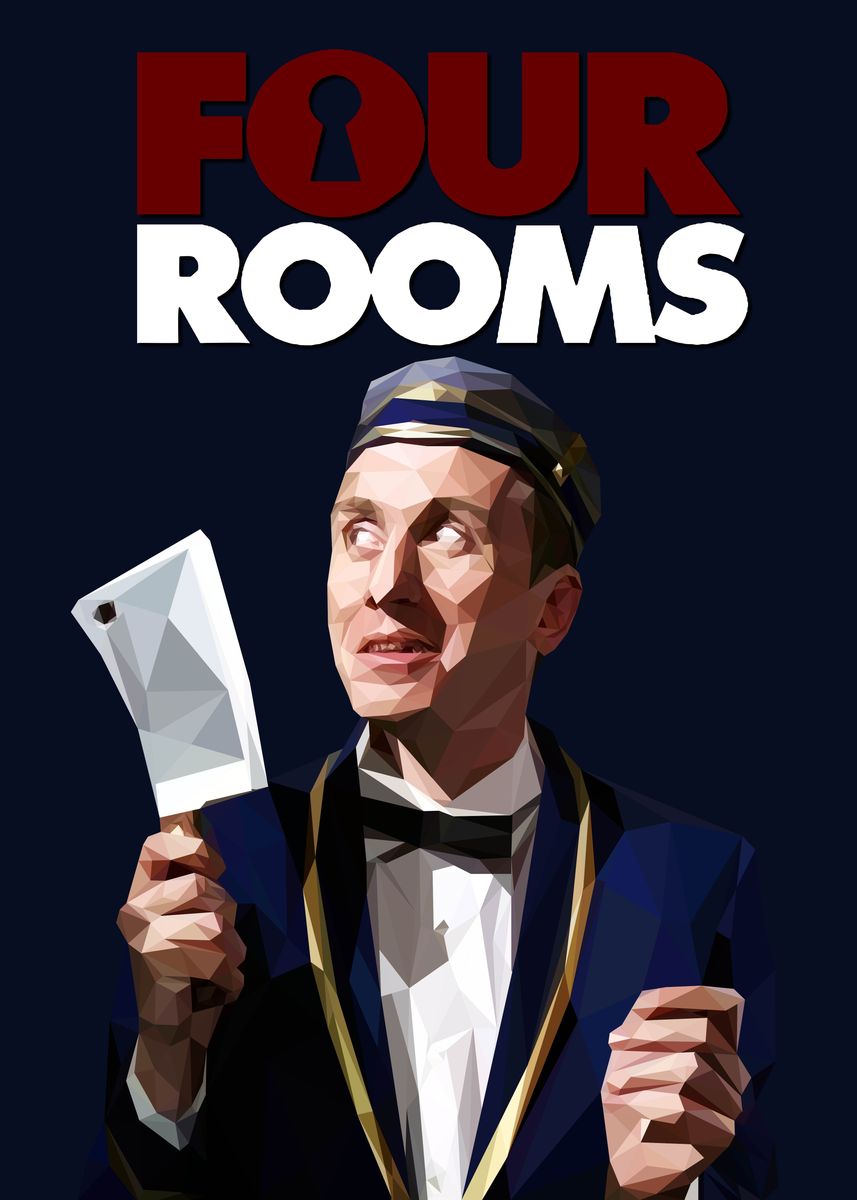 'four rooms' Poster, picture, metal print, paint by Lowpoly Posters ...