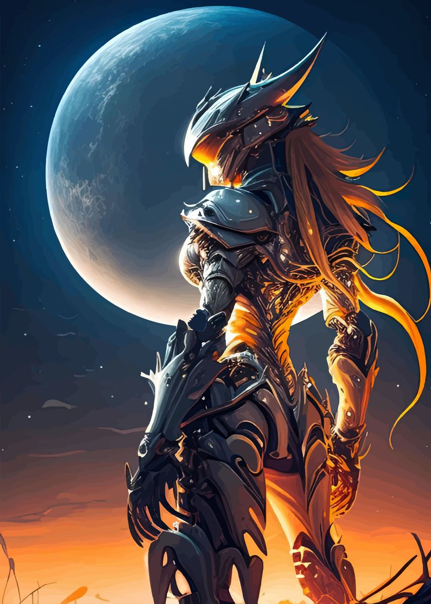 'warframe' Poster, picture, metal print, paint by mangur jowo | Displate