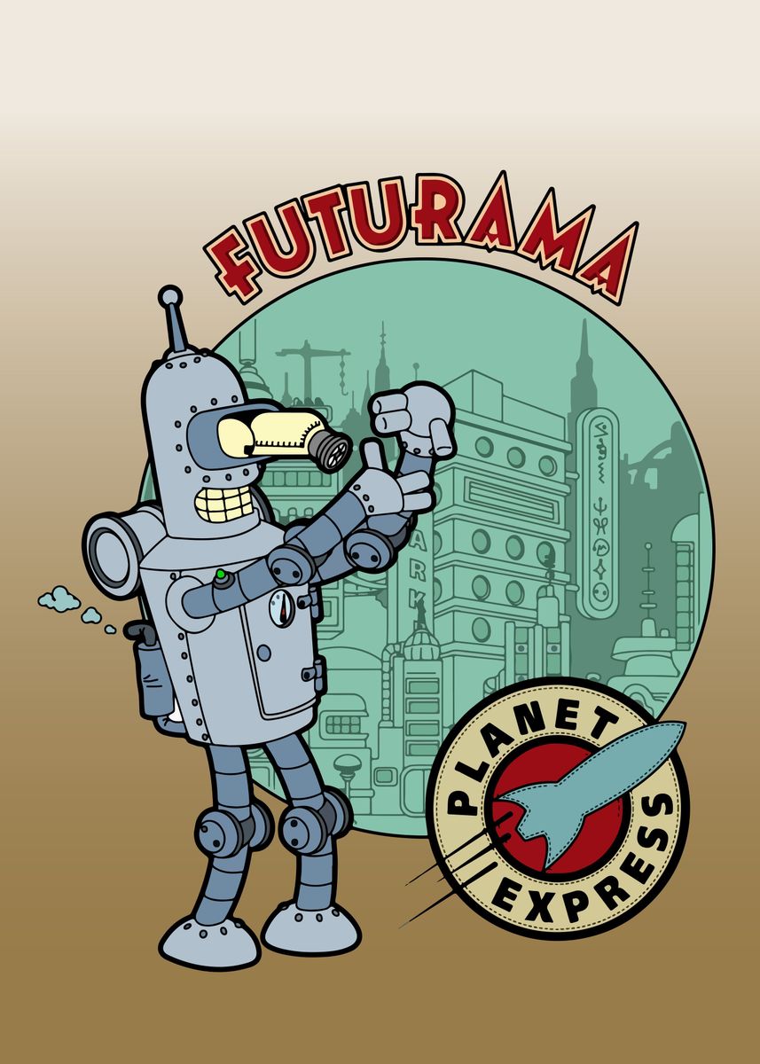 'futurama eyes' Poster, picture, metal print, paint by Santos Achmada ...