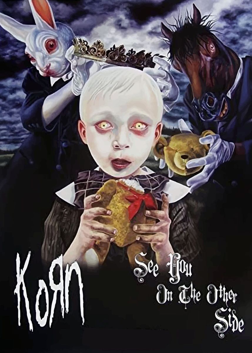 'korn band' Poster, picture, metal print, paint by Reno Marino | Displate