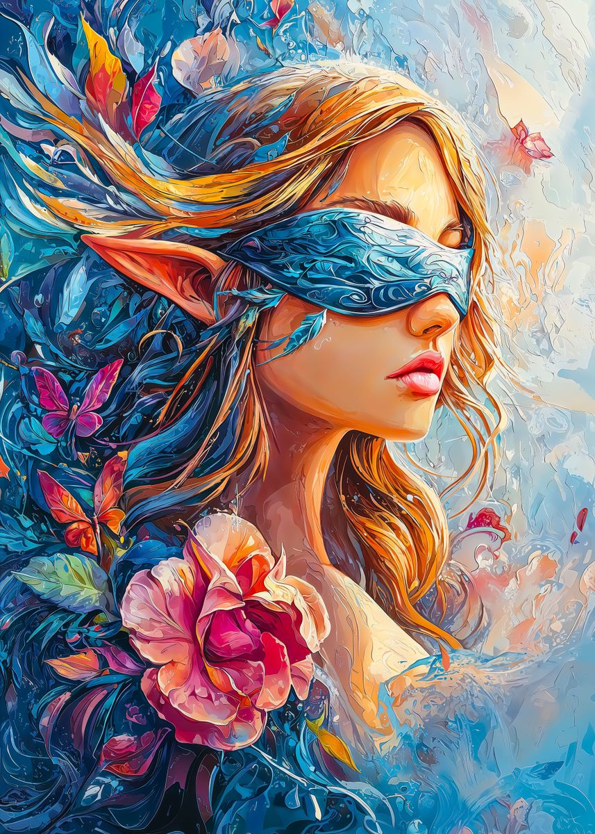 'Princess' Poster, picture, metal print, paint by Hako | Displate