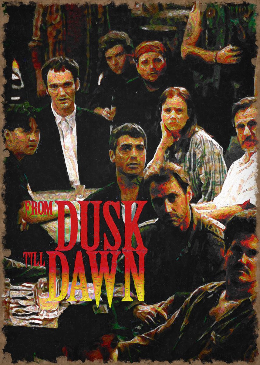 'from dusk till dawn' Poster, picture, metal print, paint by Artistic ...