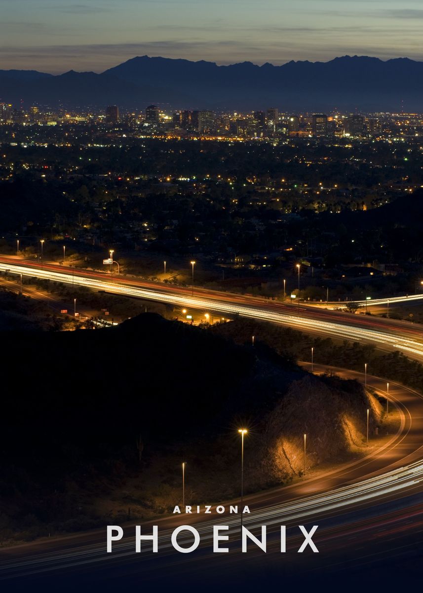 'Phoenix Arizona' Poster, picture, metal print, paint by Ez Photography ...