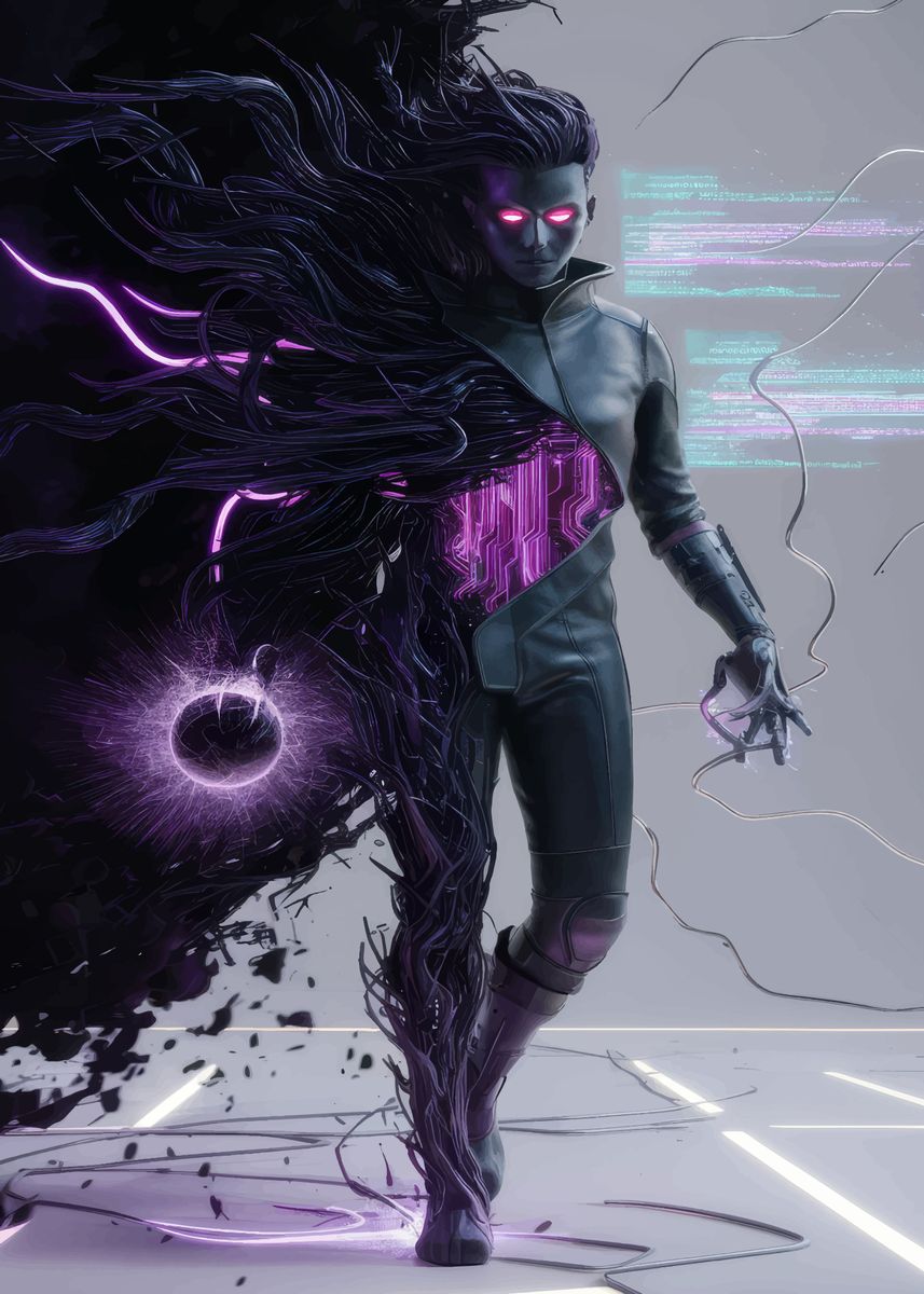 'Cybernetic Soul' Poster, picture, metal print, paint by You Design ...