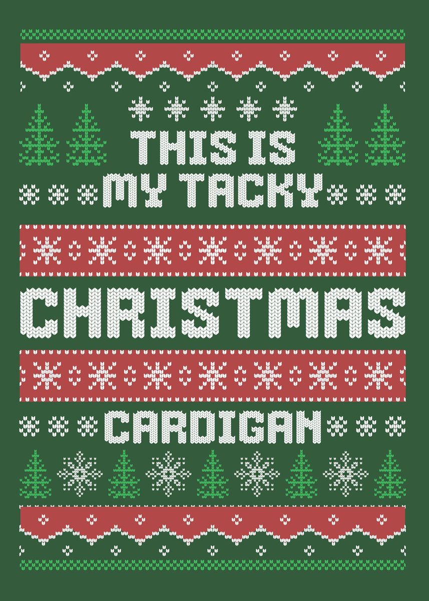 'My Tacky Cardigan' Poster, picture, metal print, paint by AshnoAlice ...