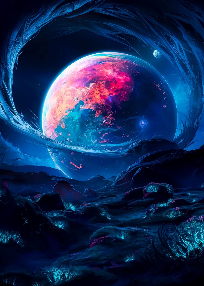 'Ethereal World' Poster, picture, metal print, paint by Fabulous Garcia ...