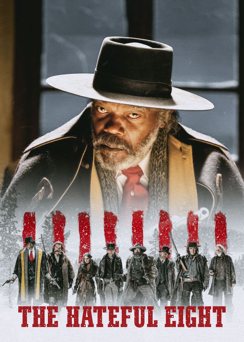 'The Hateful Eight Movies' Poster, picture, metal print, paint by ...