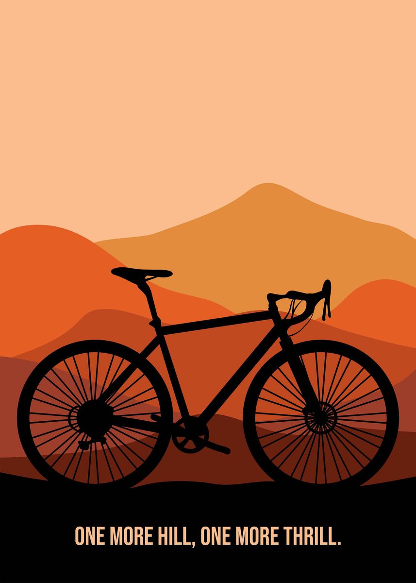 'Thrilling Ride Ahead' Poster, picture, metal print, paint by taofik Designformerch | Displate