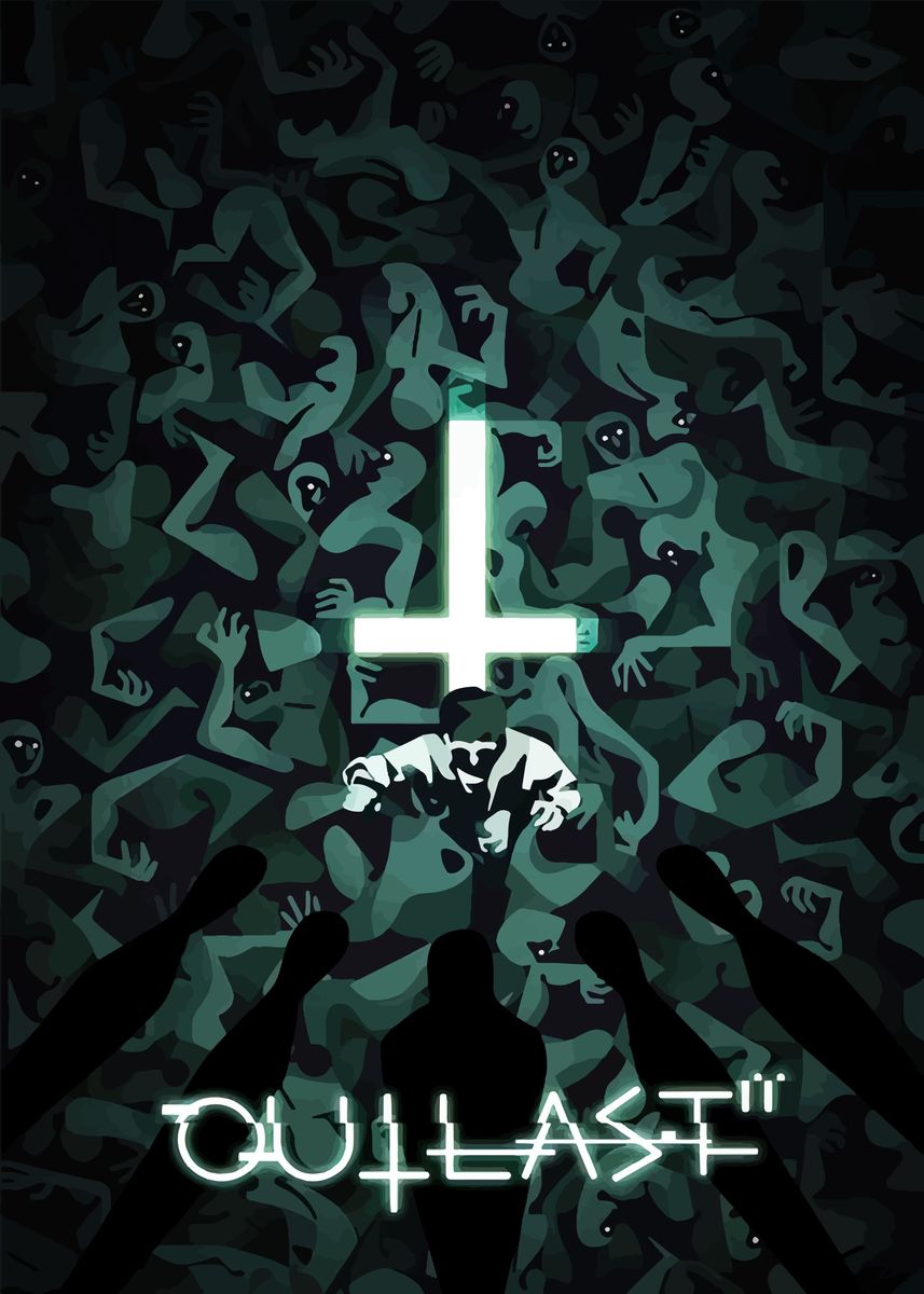 'outlast' Poster, picture, metal print, paint by mangur jowo | Displate