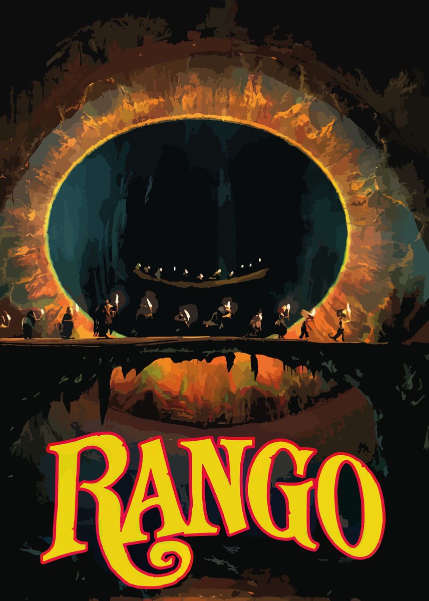 'Rango' Poster, picture, metal print, paint by Brave | Displate