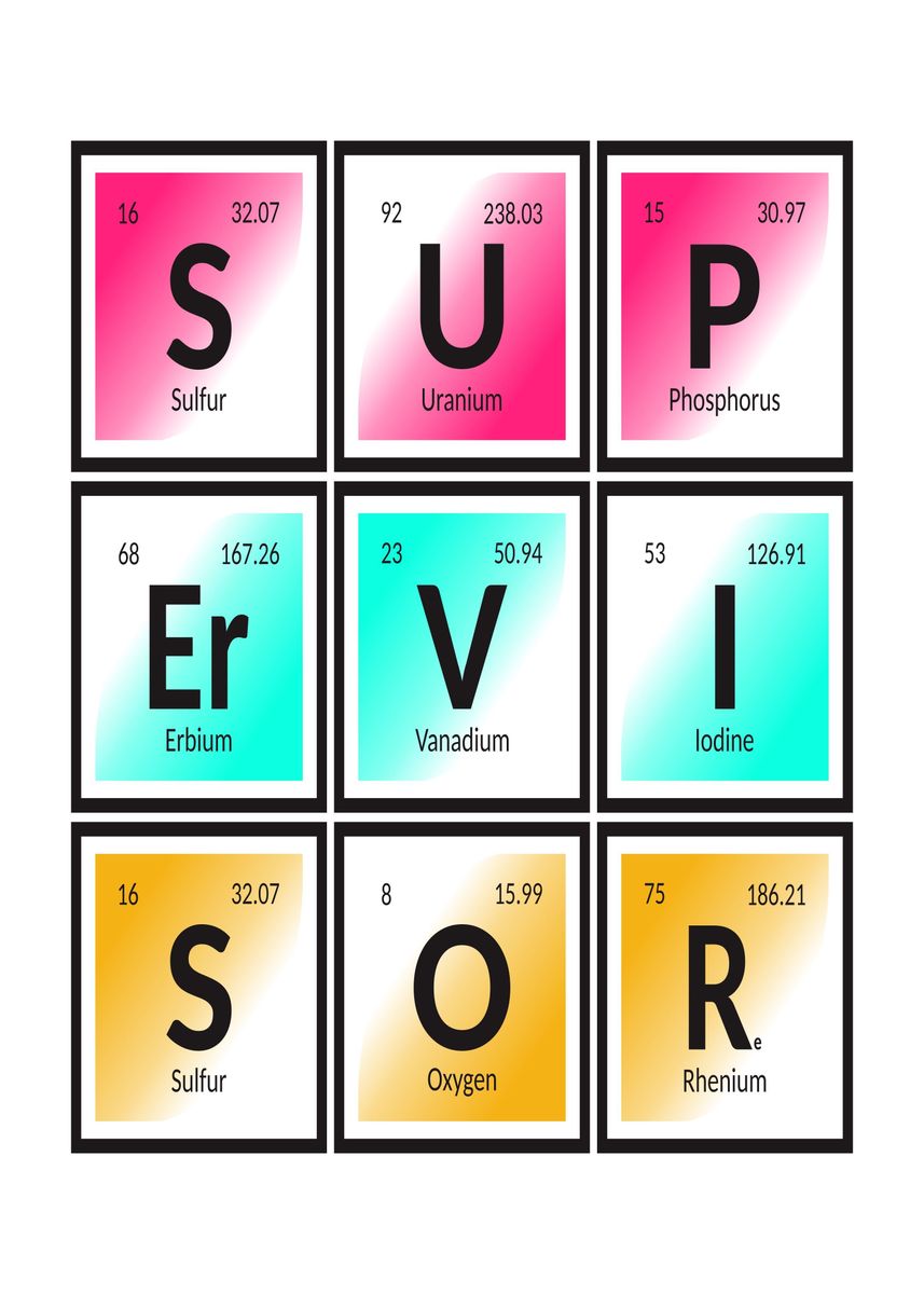 'Supervisor' Poster, picture, metal print, paint by Maozva | Displate