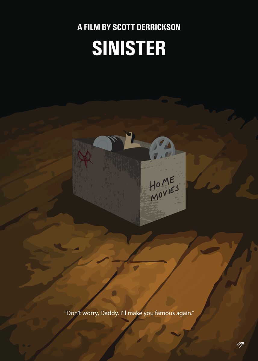 'Sinister' Poster, picture, metal print, paint by Bramptins | Displate