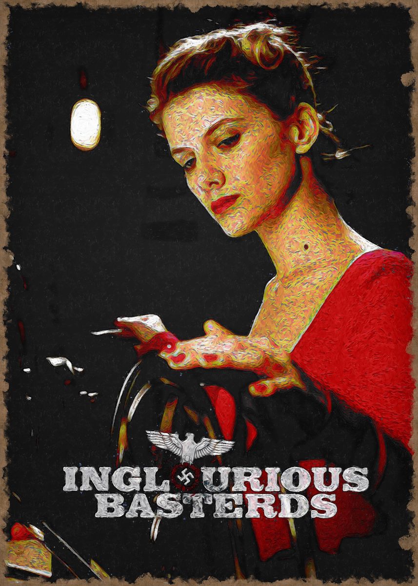 'inglorious basterds' Poster, picture, metal print, paint by The ...
