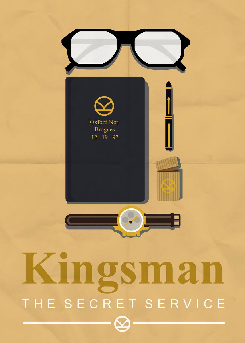 'kingsman' Poster, picture, metal print, paint by ika ika | Displate