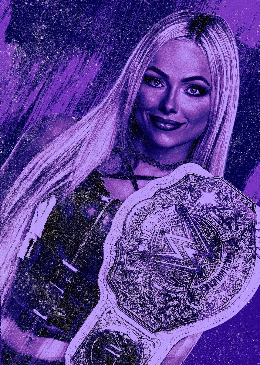 'Liv Morgan WWC' Poster, picture, metal print, paint by Ricky Caneso ...