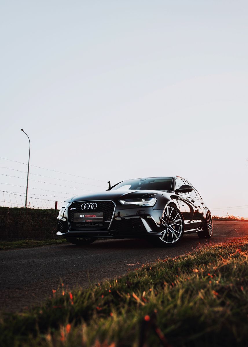'audi rs6' Poster, picture, metal print, paint by auto cars | Displate