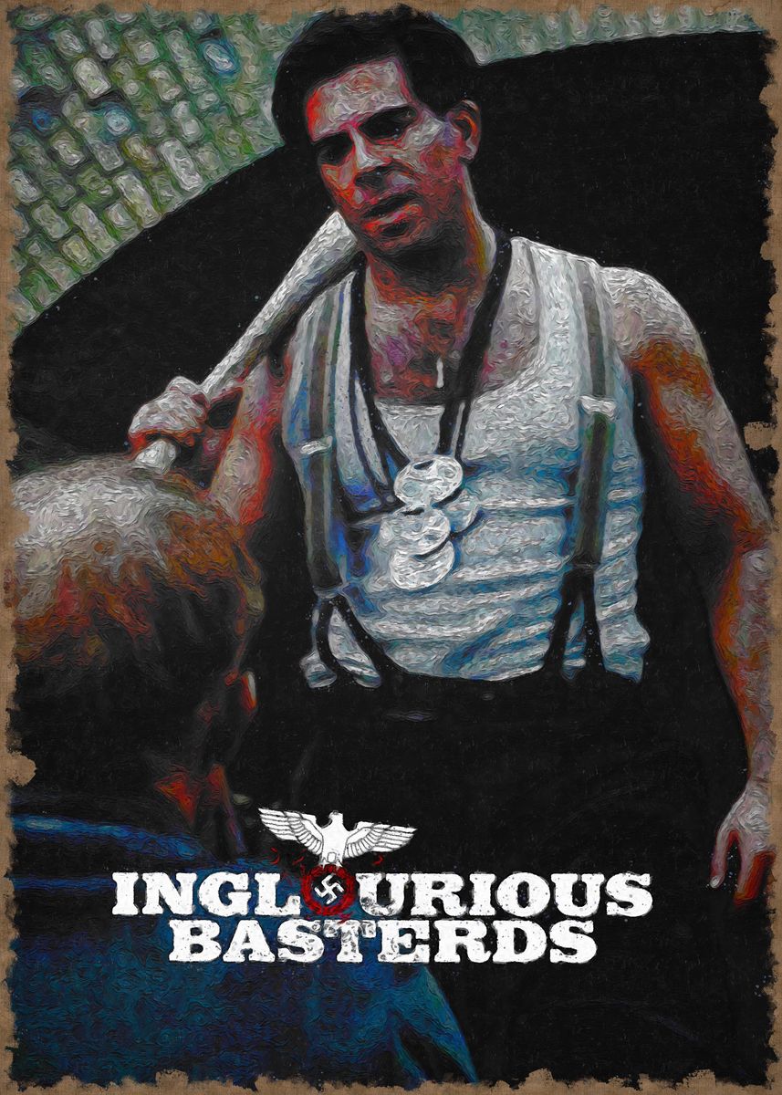 'inglorious basterds' Poster, picture, metal print, paint by The ...