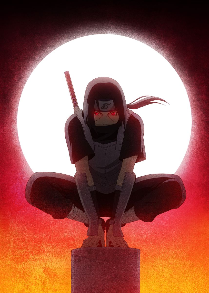 'Itachi Iconic Moments' Poster, picture, metal print, paint by Naruto ...