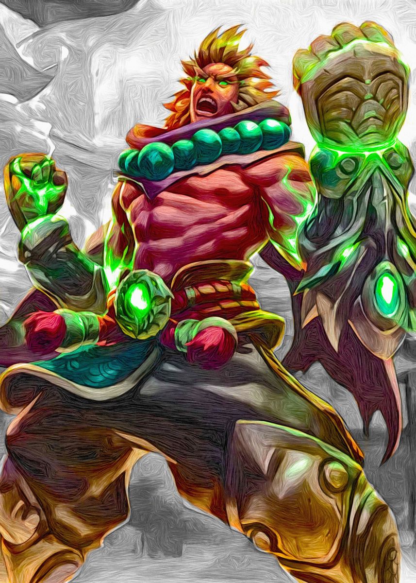 'smite drawing' Poster, picture, metal print, paint by nawangza | Displate