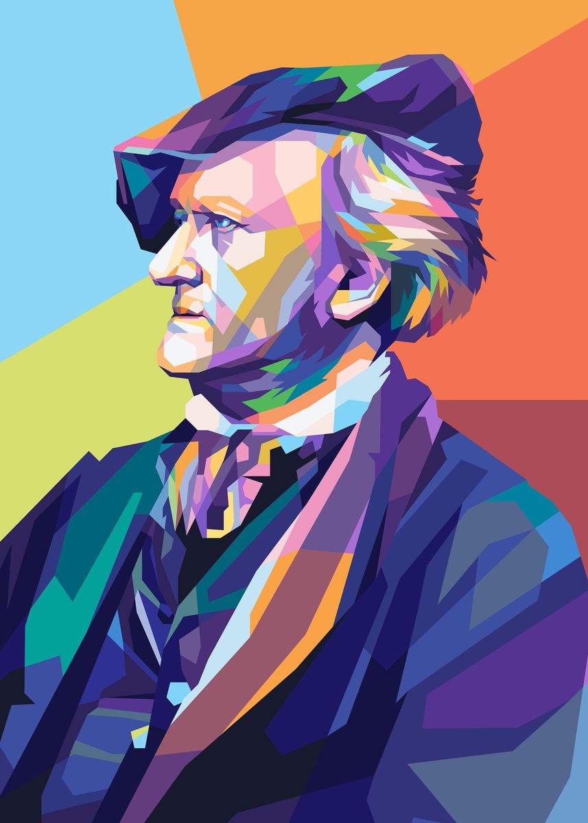 'Richard Wagner ' Poster, picture, metal print, paint by ISA TERESA ...
