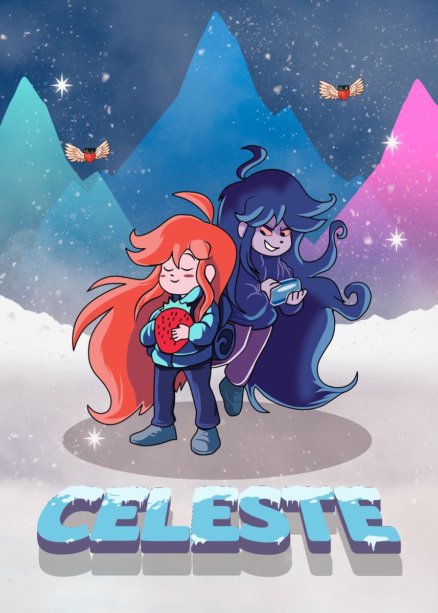 'celeste' Poster, picture, metal print, paint by misbah dinara | Displate