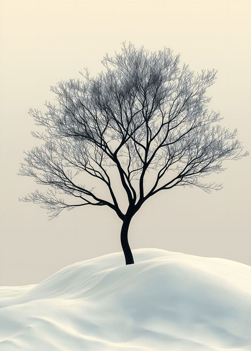 'Branch of Tree' Poster, picture, metal print, paint by Wisnu Harjanta ...