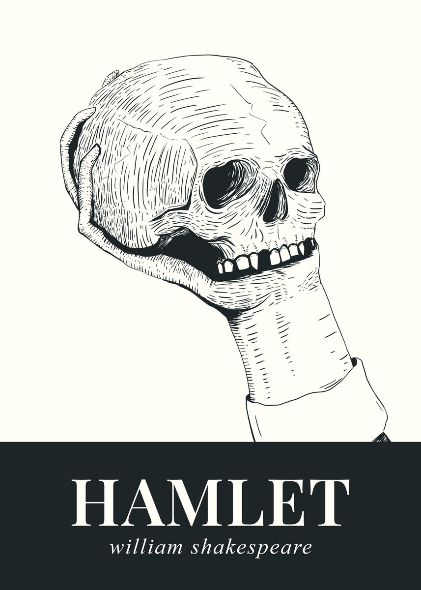 'Hamlet Play Poster' Poster, picture, metal print, paint by Amir ...