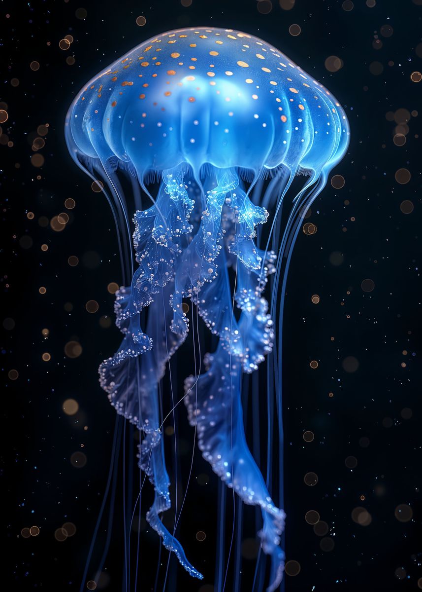 'Ethereal Drift' Poster, picture, metal print, paint by PMVisual | Displate