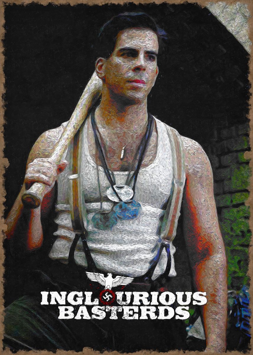 'inglorious basterds' Poster, picture, metal print, paint by The ...