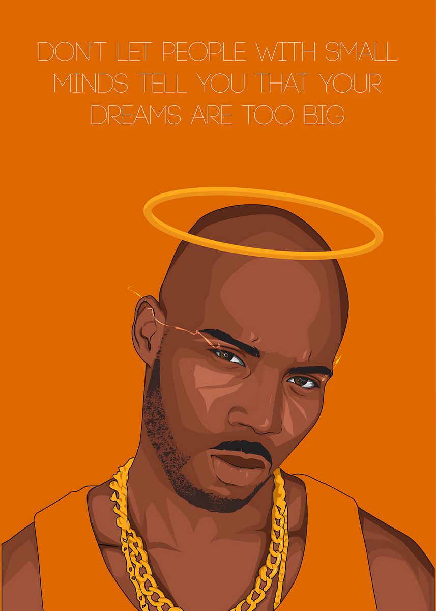 'DMX rapper hiphop' Poster, picture, metal print, paint by Toaster ...