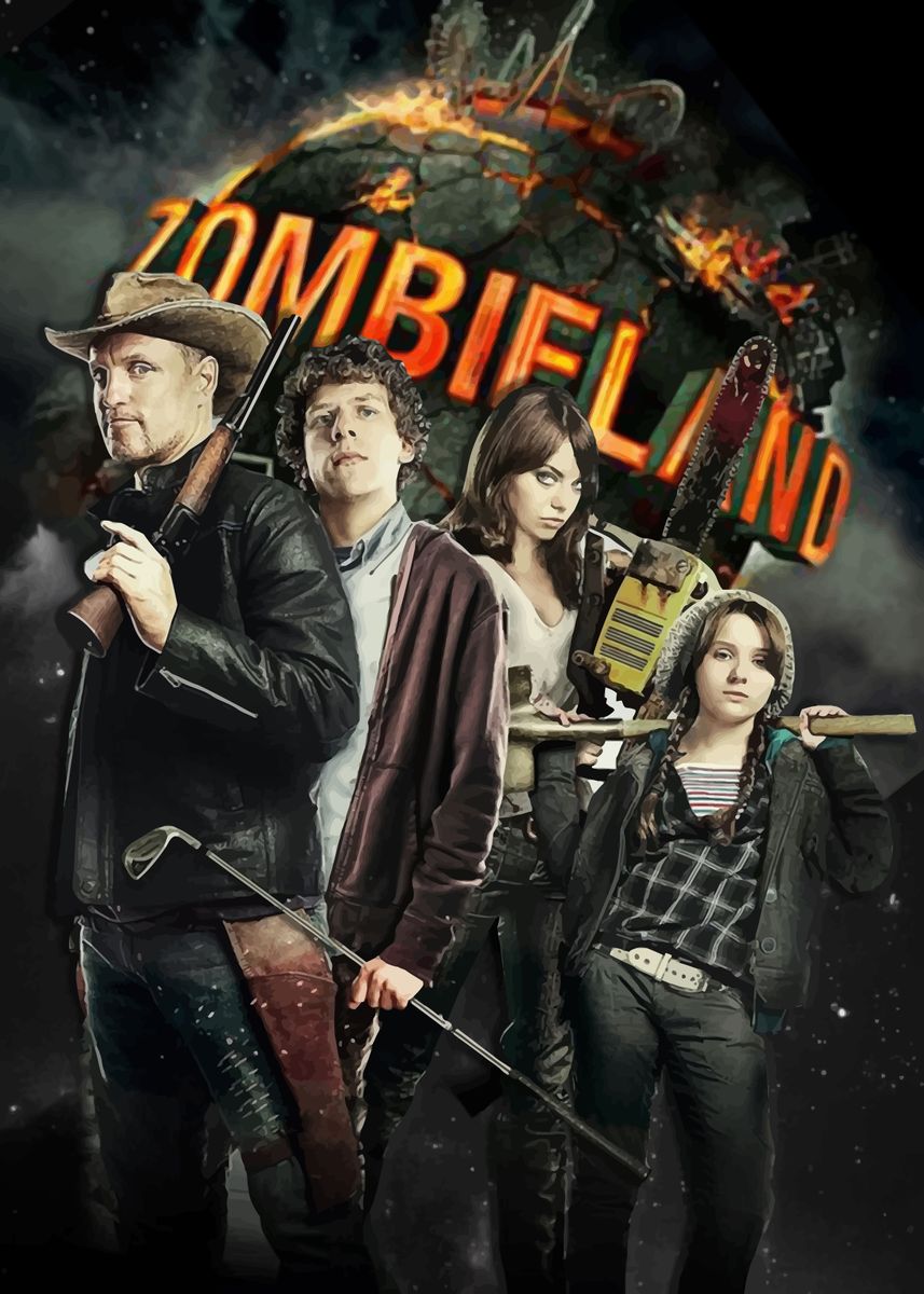 'Zombieland Double Tap' Poster, picture, metal print, paint by Bangun ...