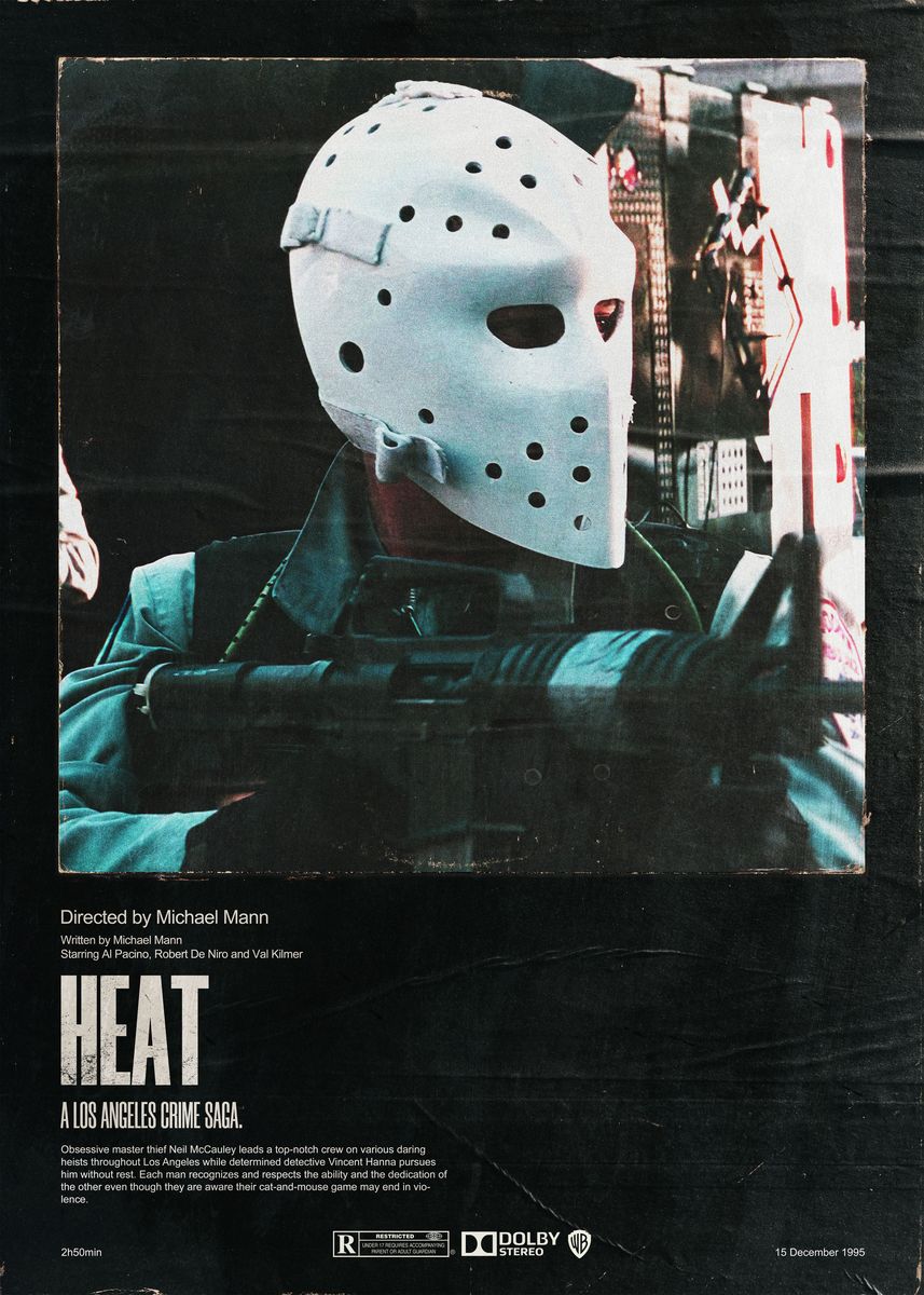'Heat' Poster, picture, metal print, paint by Nerdworld 1 | Displate