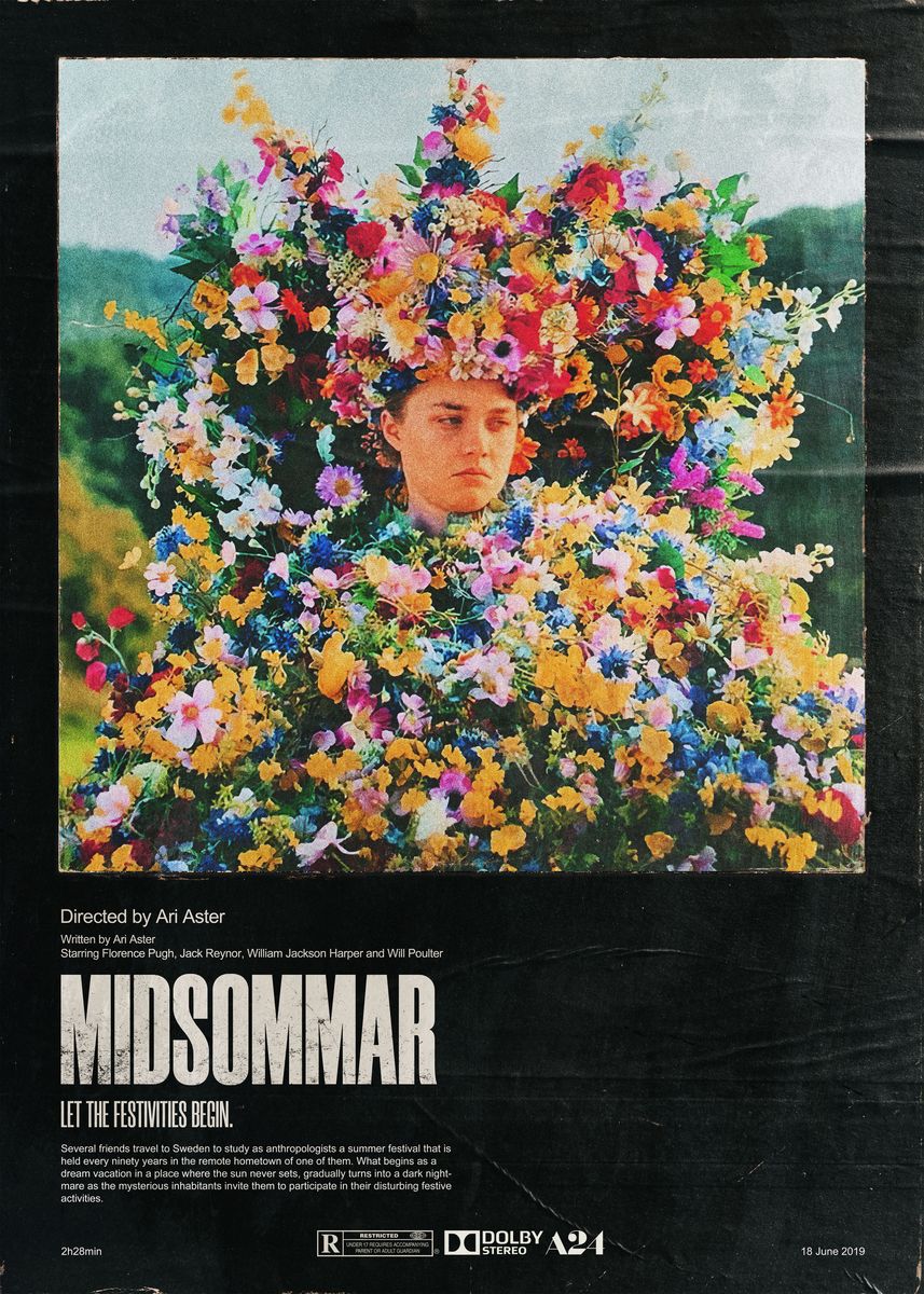 'Midsommar' Poster, picture, metal print, paint by Nerdworld 1 | Displate