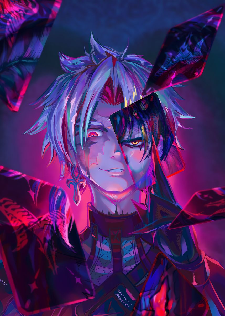 'Card Game Heroes' Poster, picture, metal print, paint by Lord Omega ...