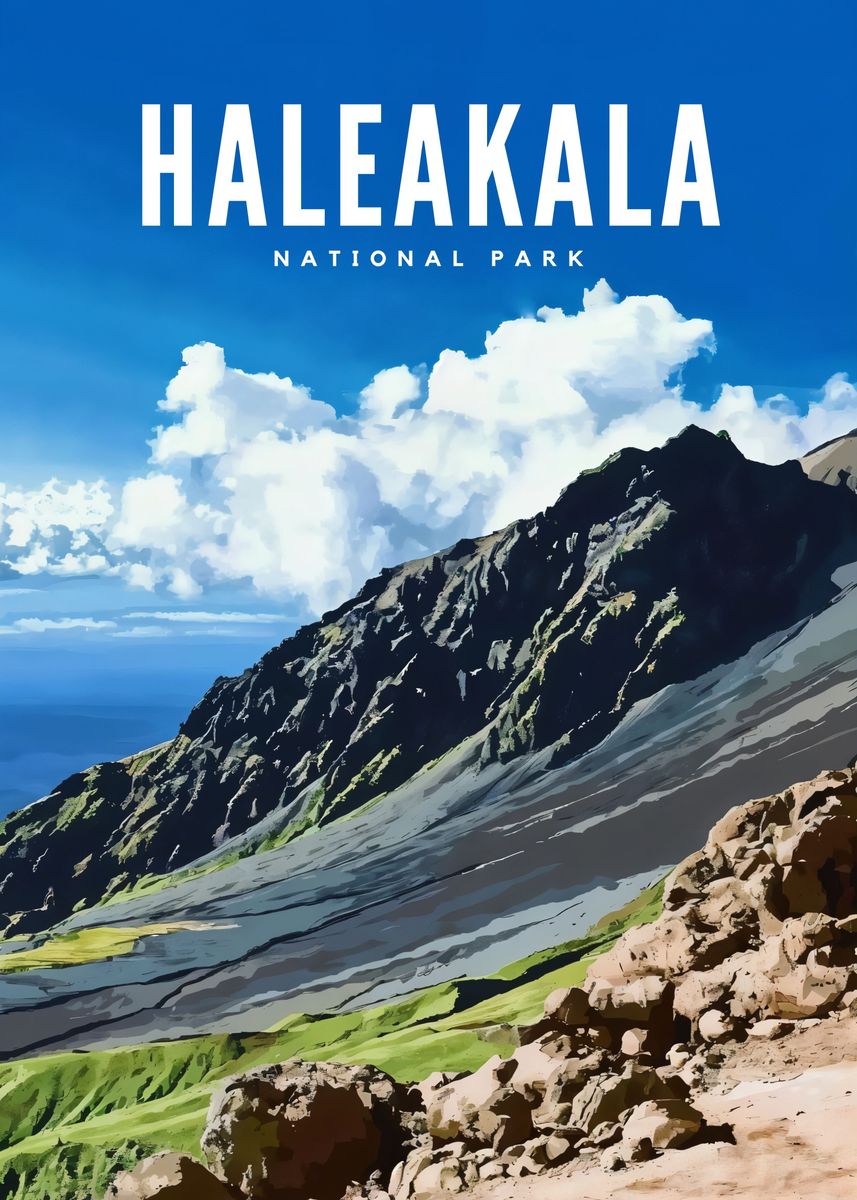 'Haleakal National Park' Poster, picture, metal print, paint by Mark ...