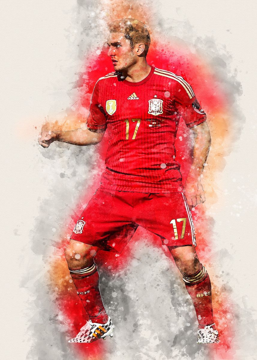 'Koke Spain Splash' Poster, picture, metal print, paint by MarcosHarris ...