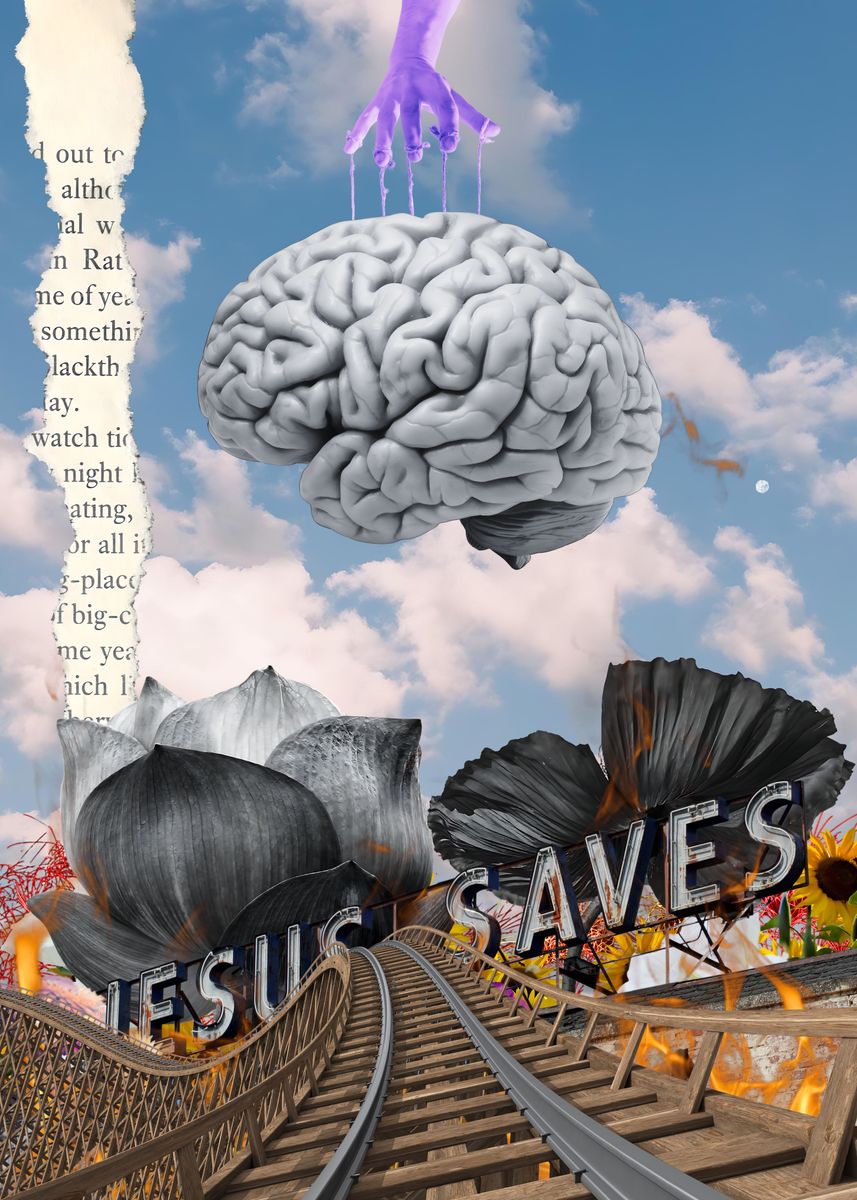 'Signs' Poster, picture, metal print, paint by Warren Wayne | Displate