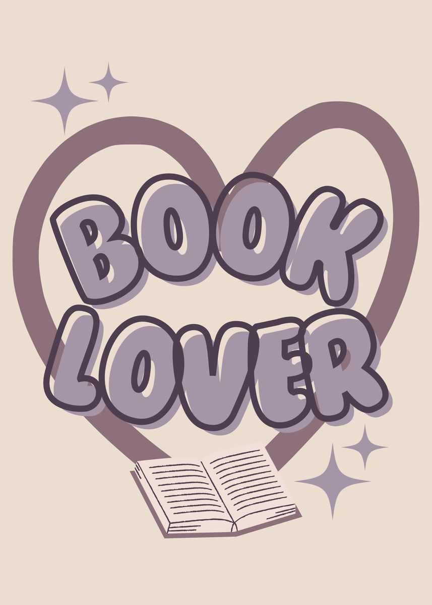 'Book Lover BookTok Reading' Poster, picture, metal print, paint by ...
