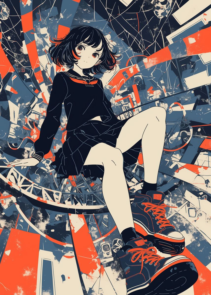 'Abnormal Core' Poster, picture, metal print, paint by Tomorrow Artz ...